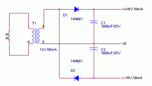 Simple Symmetric Power Supply Without Center Tapped Transformer ...