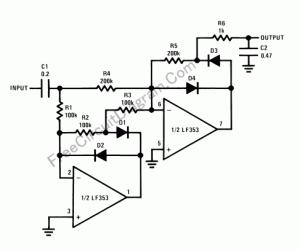 Precision Full-Wave Peak Detector: Detect The Envelope of An Audio ...