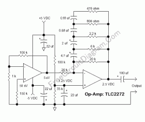 Pink (Flicker) Noise Generator – Electronic Circuit Diagram