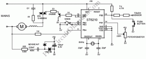 AC Mode Universal Motor Drive – Electronic Circuit Diagram