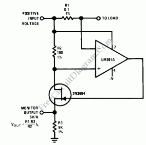 Current Sensor – Electronic Circuit Diagram