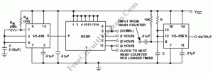 Long Time Delays with 555 Timer – Electronic Circuit Diagram