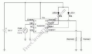 Low Drop Linear LED Driver – Electronic Circuit Diagram