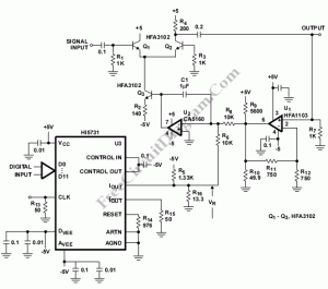RF Amplifier – Electronic Circuit Diagram