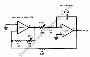 Triangular-Wave Generator – Electronic Circuit Diagram