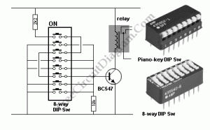 Electronic Lock – Electronic Circuit Diagram