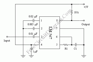 Tone/Frequency Detector (Decoder) – Electronic Circuit Diagram