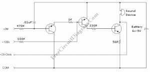 Multilevel Continuity Tester – Electronic Circuit Diagram