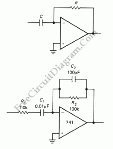 Differentiator Operator with Op-Amp – Electronic Circuit Diagram