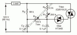 Reduced Hysteresis Diac-Triac Phase/Power Control – Electronic Circuit ...