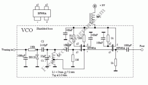 Voltage Controlled Oscillator with Varactor – Electronic Circuit Diagram