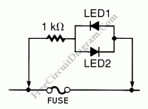 In-Circuit Automotive Fuse Tester – Electronic Circuit Diagram