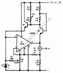 Logarithmic Light Intensity Meter for Photography – Electronic Circuit ...